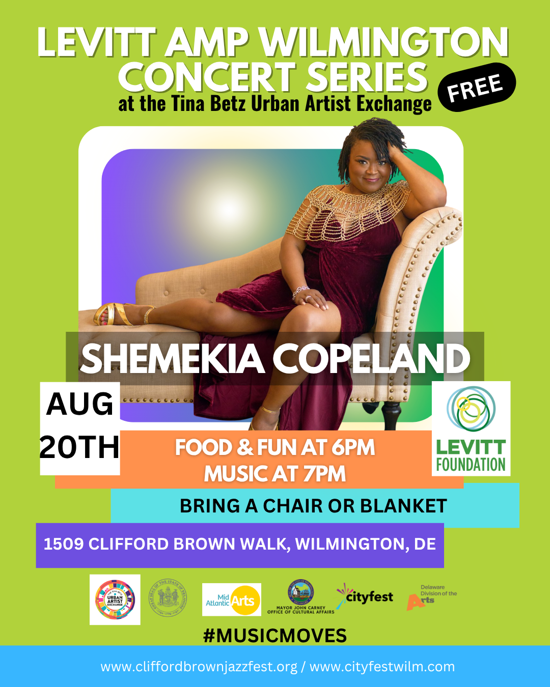 Levitt AMP Wilmington Concert Series – Shamekia Copeland – CITYFEST